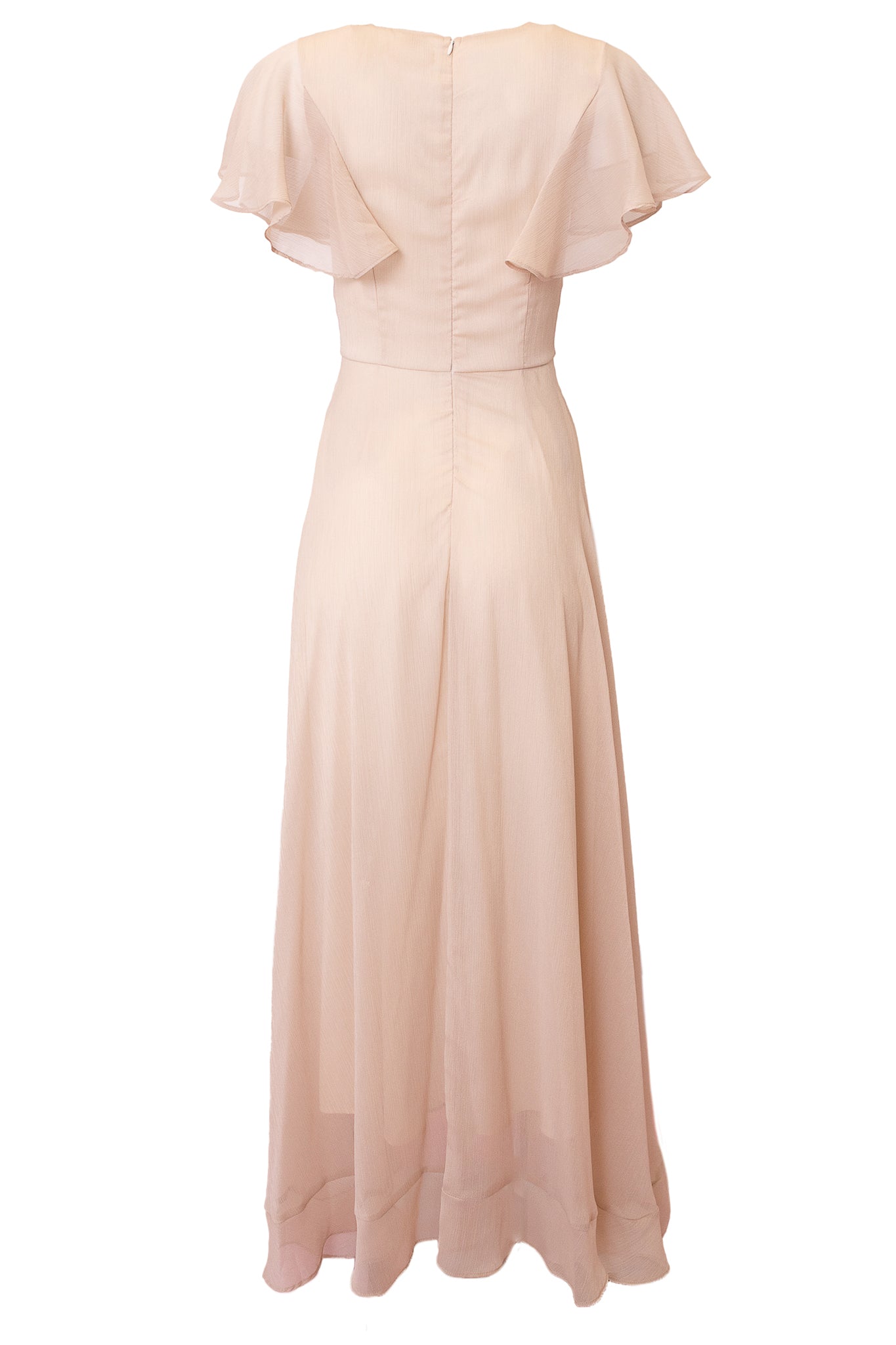 Callie Dress in Champagne Chiffon – Ivy City Co