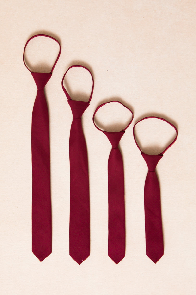 Boys Max Tie in Maroon - FINAL SALE – Ivy City Co